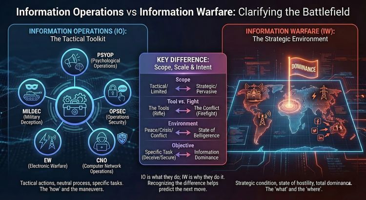 Information Operations vs Information Warfare: A Security Expert’s Guide